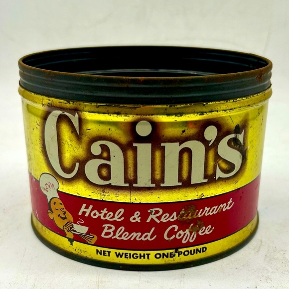 Cain’s | Other | Vintage Cains Coffee Hotel Restaurant Blend Coffee ...